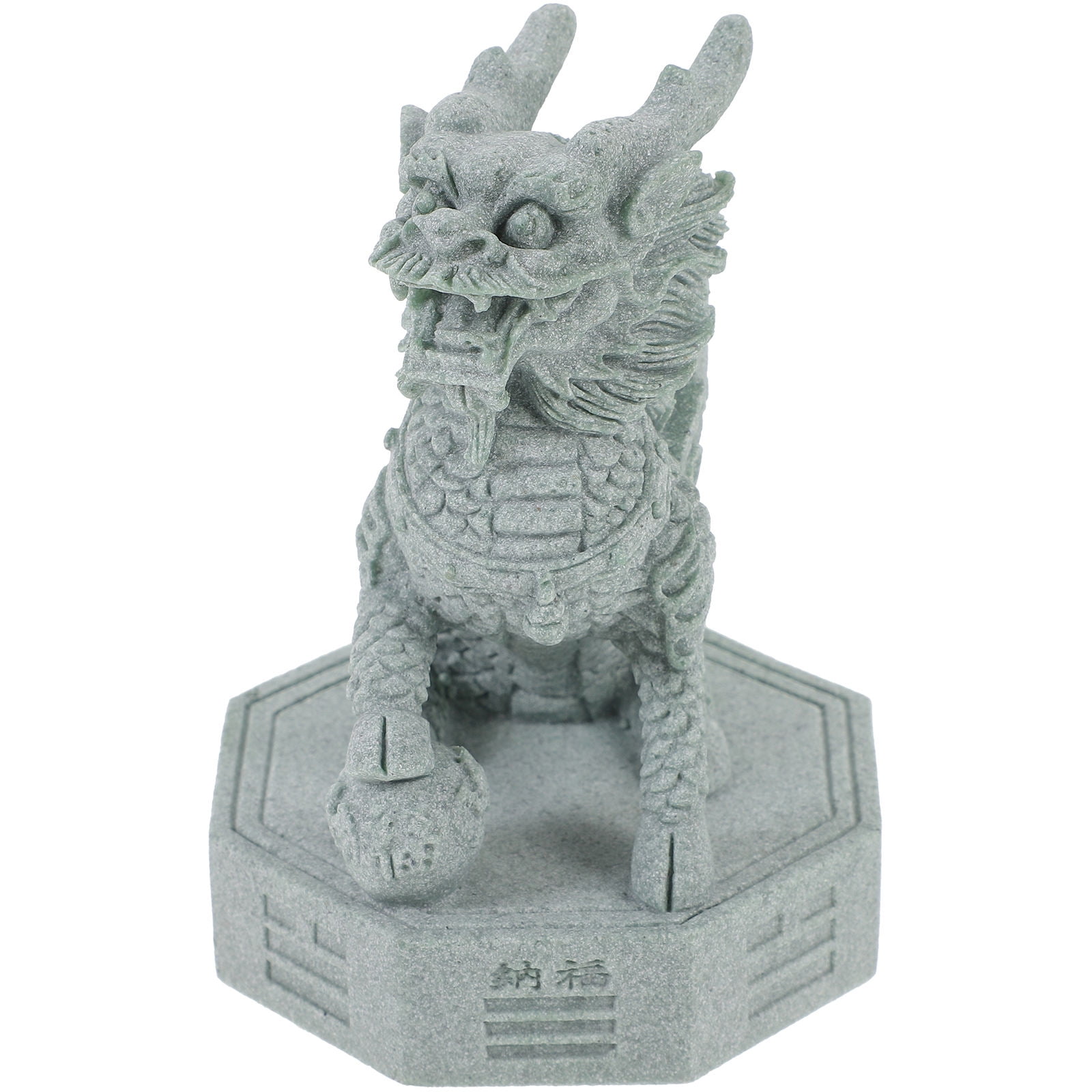 HEMOTON Sandstone Kylin Statue Chinese Ancient Animal Desktop Ancient ...