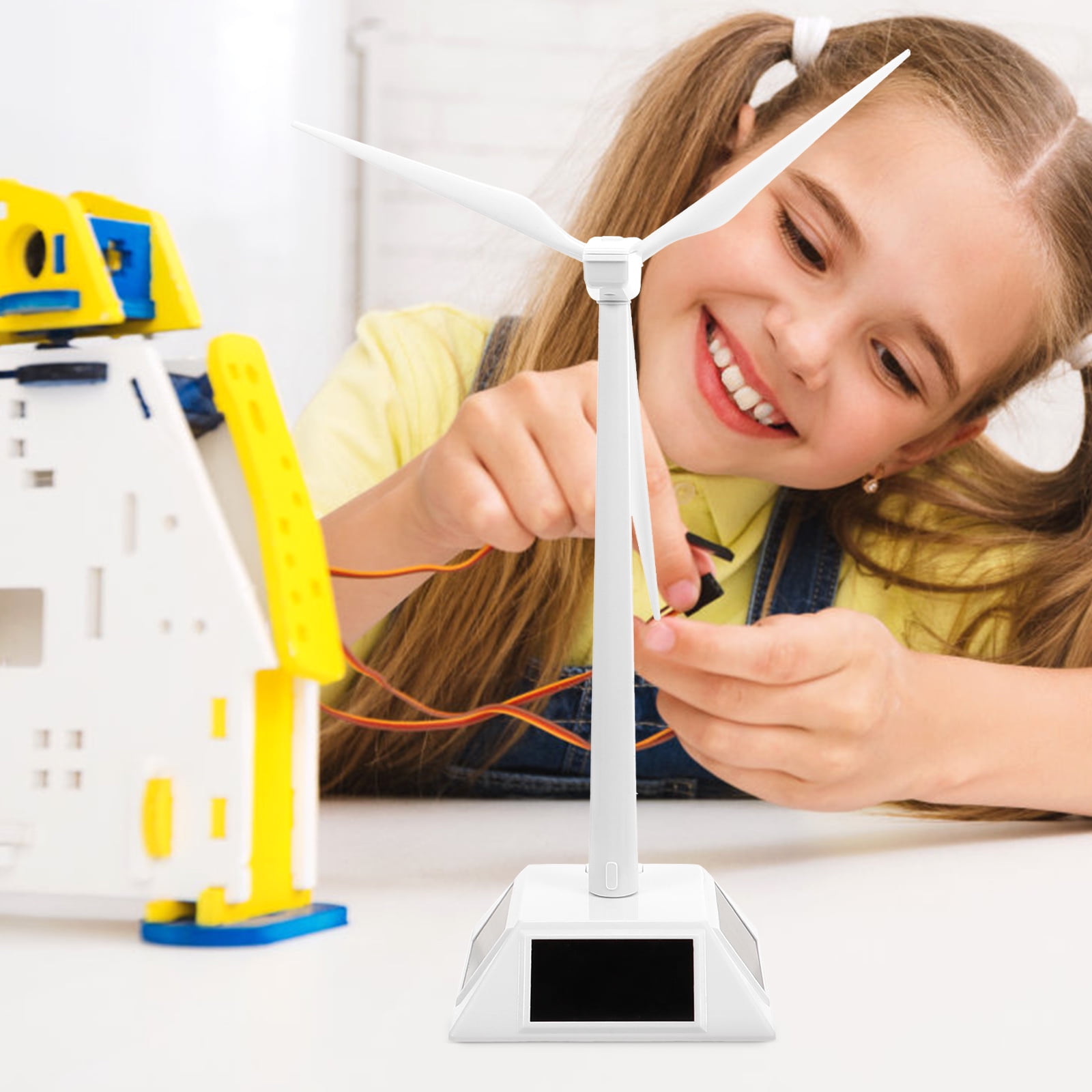 HEMOTON Science Project for Kids Solar Windmill Model Scientific ...