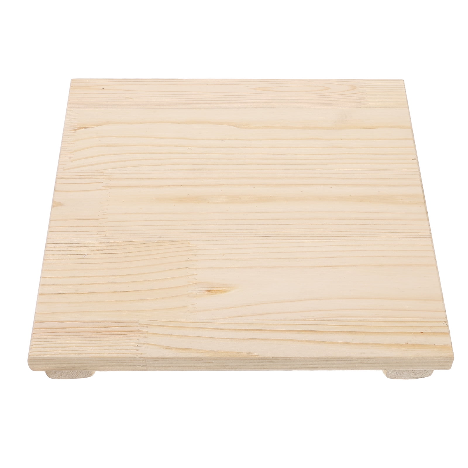 HEMOTON Sculpture Base Clay Crafts Wooden Holder Pottery DIY Art Supply ...
