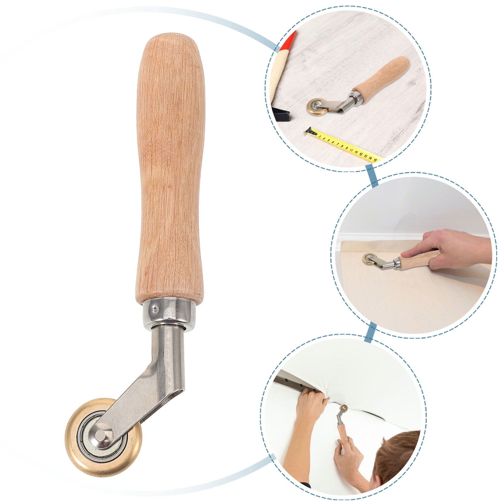 HEMOTON Seam Roller Daily Use Pressure Roller Portable Roofing Roller ...