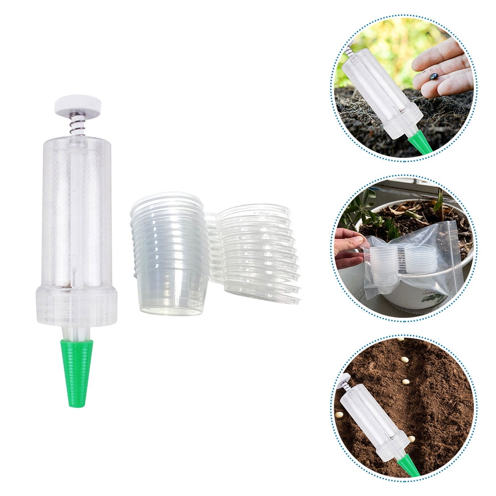 HEMOTON Seed Spreaders for Lawns Hand Seeder Outdoor Gardening Tools ...