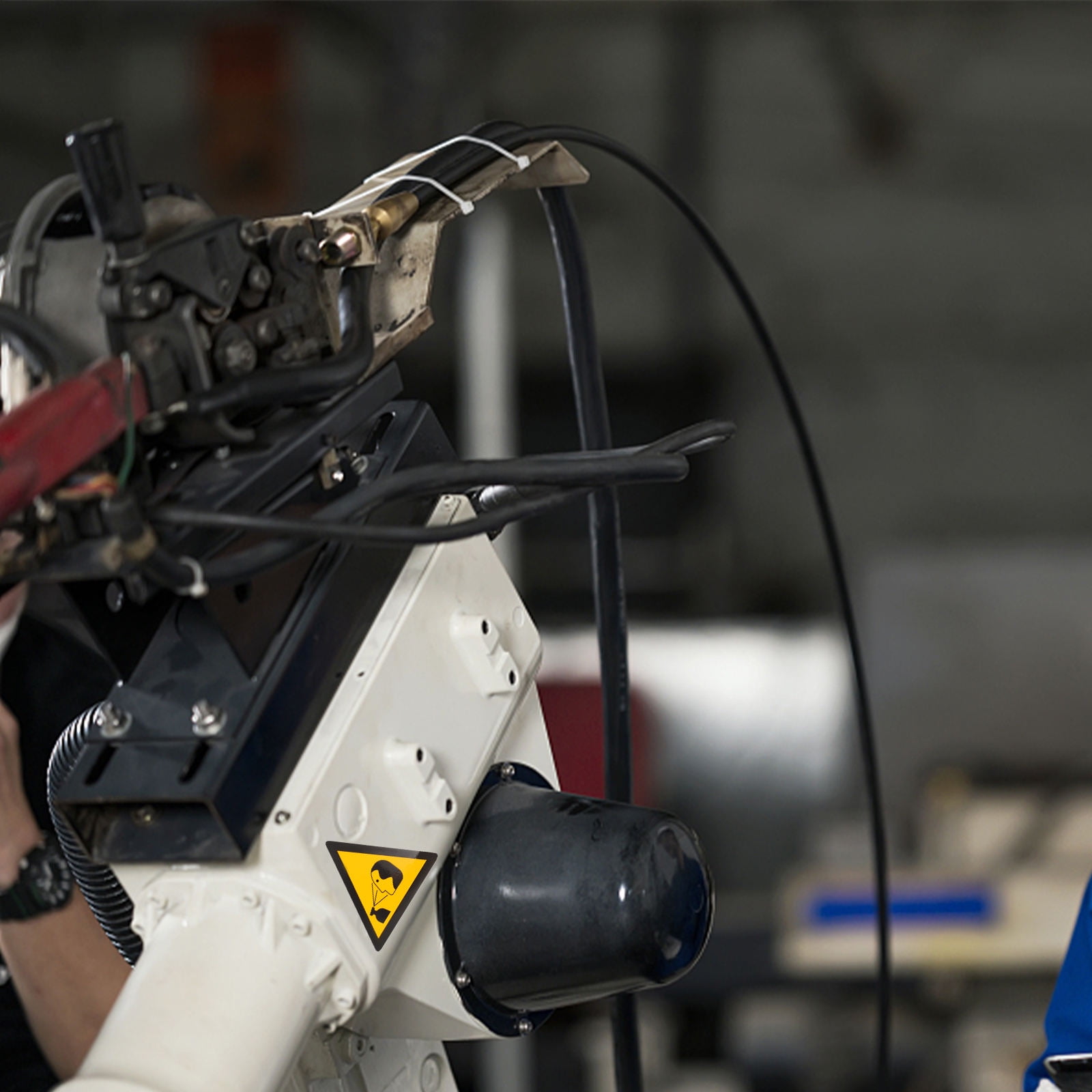 HEMOTON Self Adhesive Warning Splashing Sign for Hazardous Areas Made ...