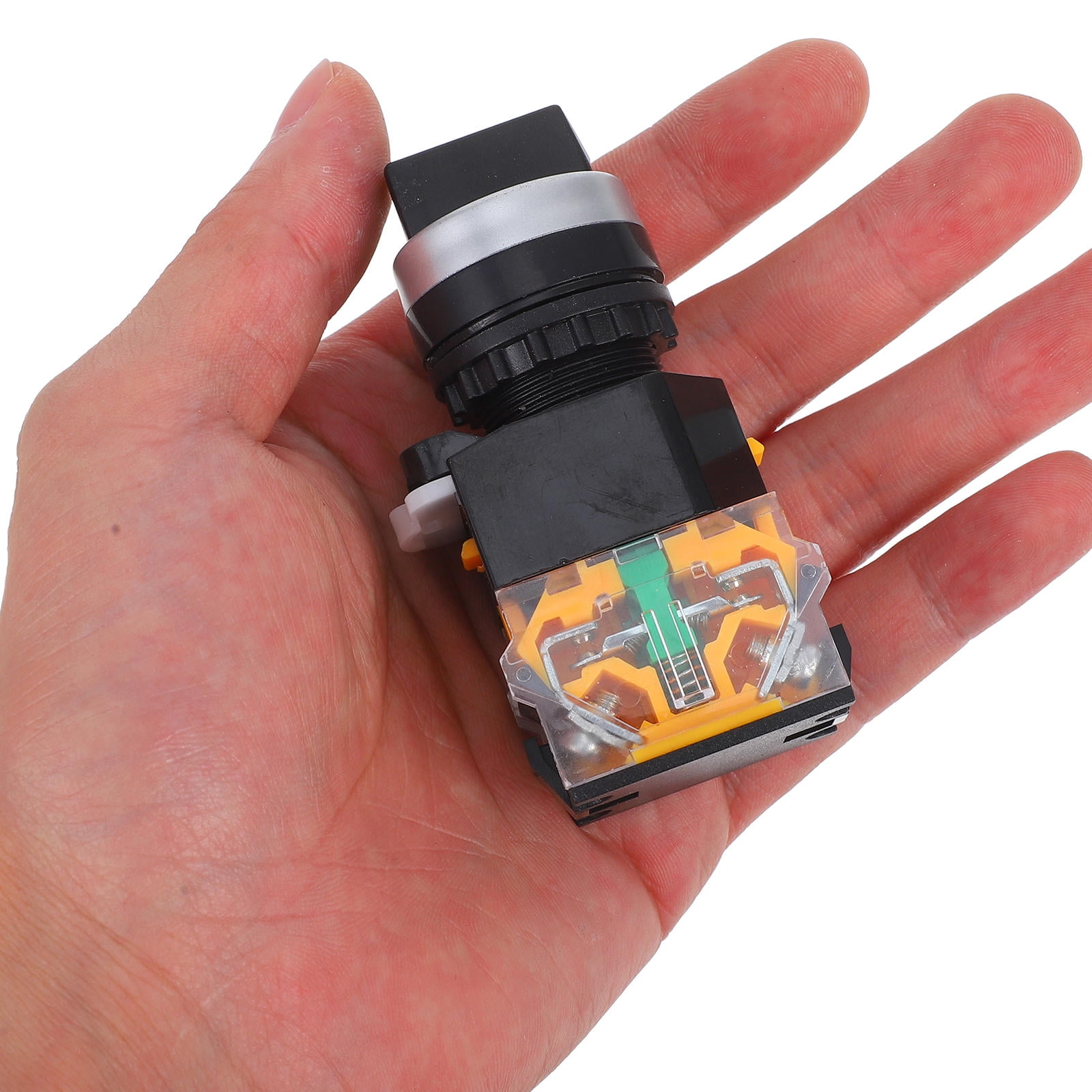 HEMOTON Self Locking Rotary 3-Position Selector Switch with Knob ...