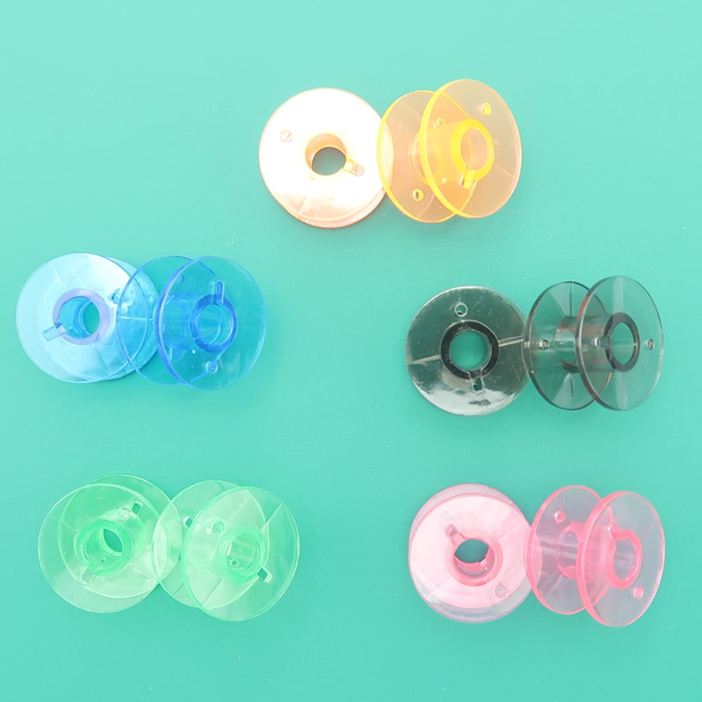RENACLIPY 25-Piece Assorted Color Sewing Machine Bobbin Spools Set with ...