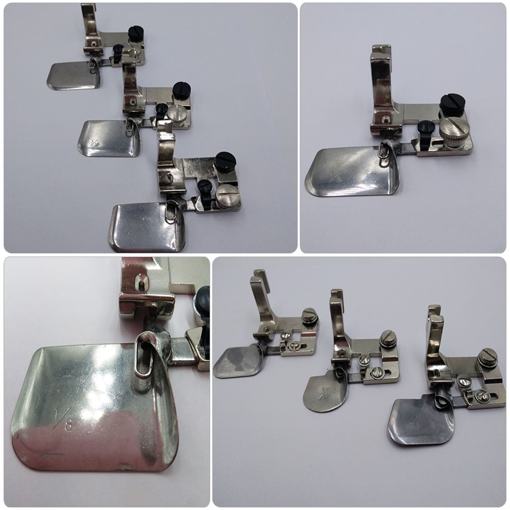 HEMOTON 卷边压脚 Sewing Machine Walking Foot Arc-shaped Hemmer Edging ...