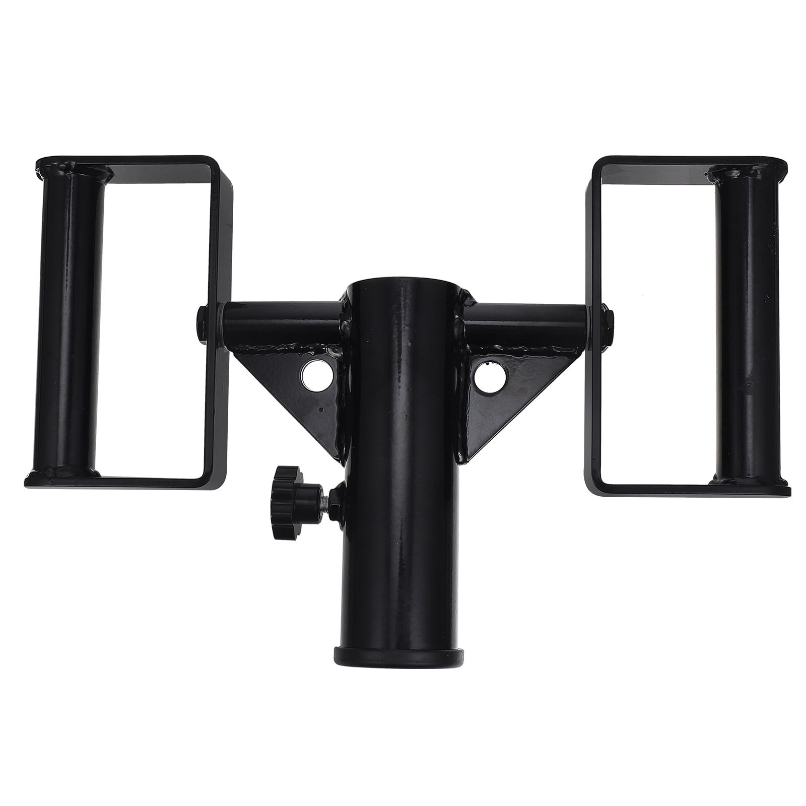 HEMOTON Single Handle Barbell Exercise Handles Deadlift Fitness Black ...