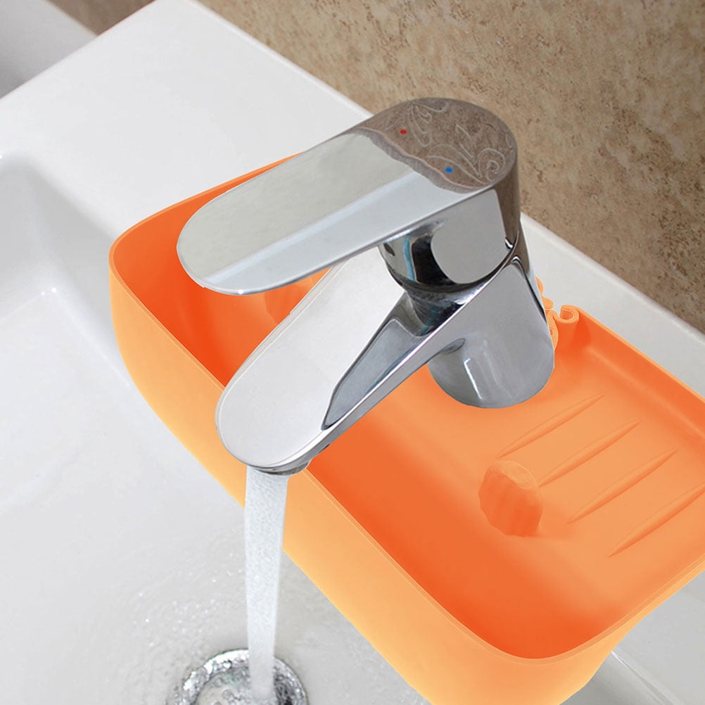 HEMOTON Sink Splash Guard and Drain Mat with Faucet Pad and Sponge ...
