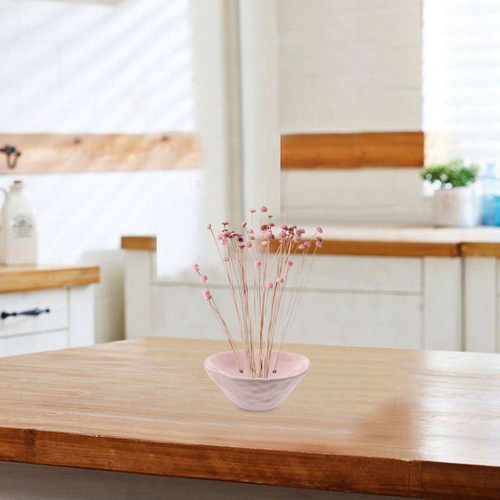 HEMOTON Small Ceramic Lotus Pod Vase - Modern Flower Arrangement Holder ...