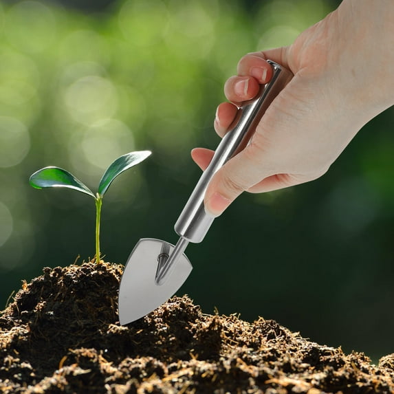 HEMOTON Small Garden Tools Soil Press Hand Shovel Cultivating Vegetable ...