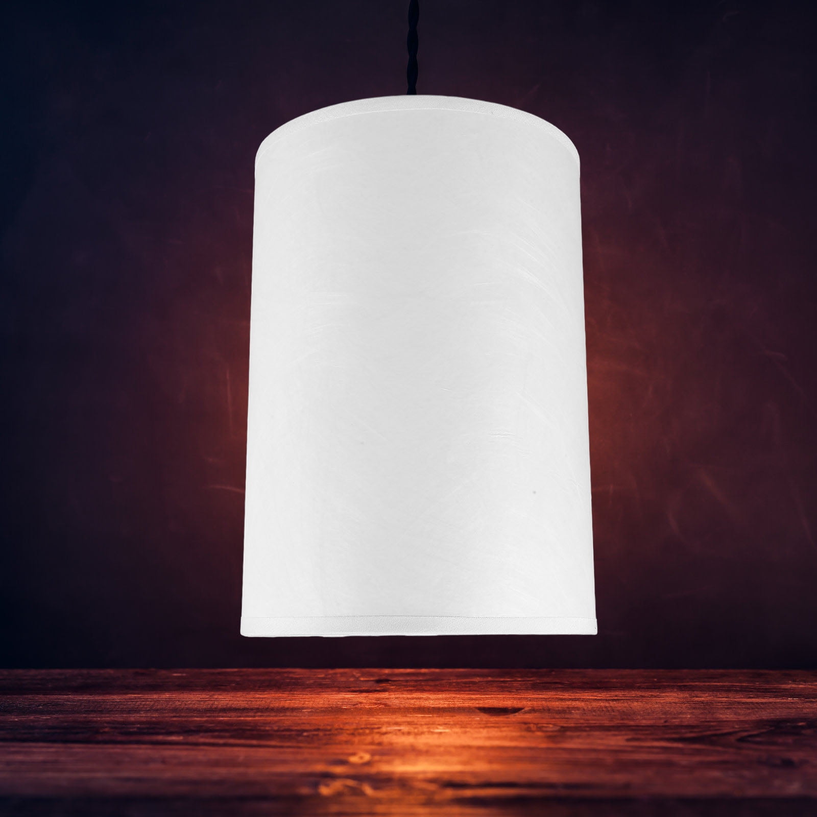 SOPOTUTU Lamp Shades Replacements Lampshade Fabric White 1 PCS ...