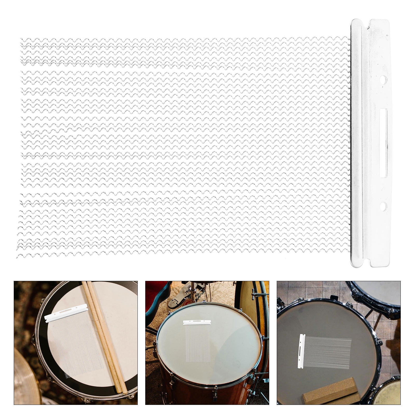 HEMOTON Snare Wire Box Drum Sand Belt Drum Snare Wire Drum Tension Drum ...