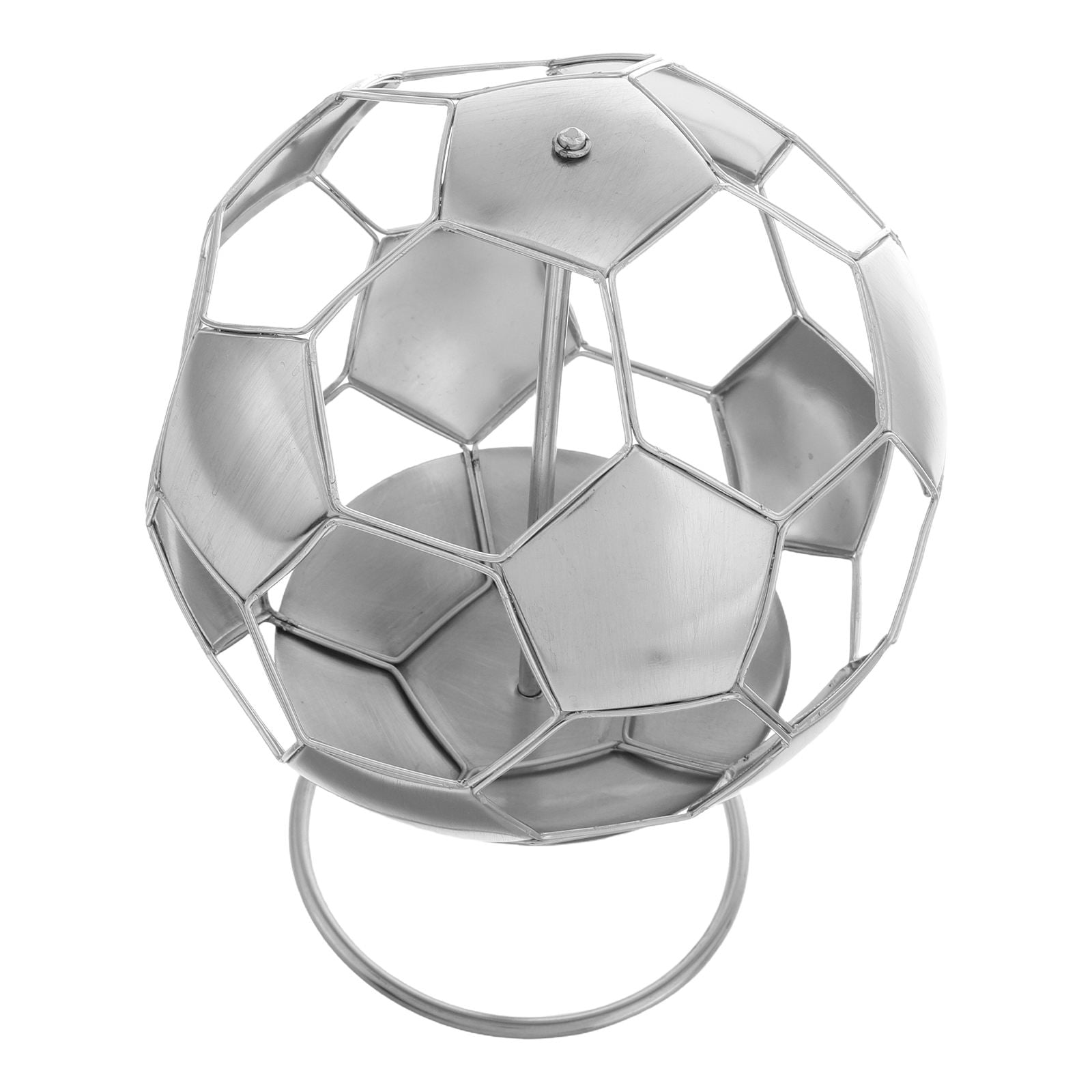 HEMOTON Soccer Ball Holder Stainless Steel Desk Organizer Football ...