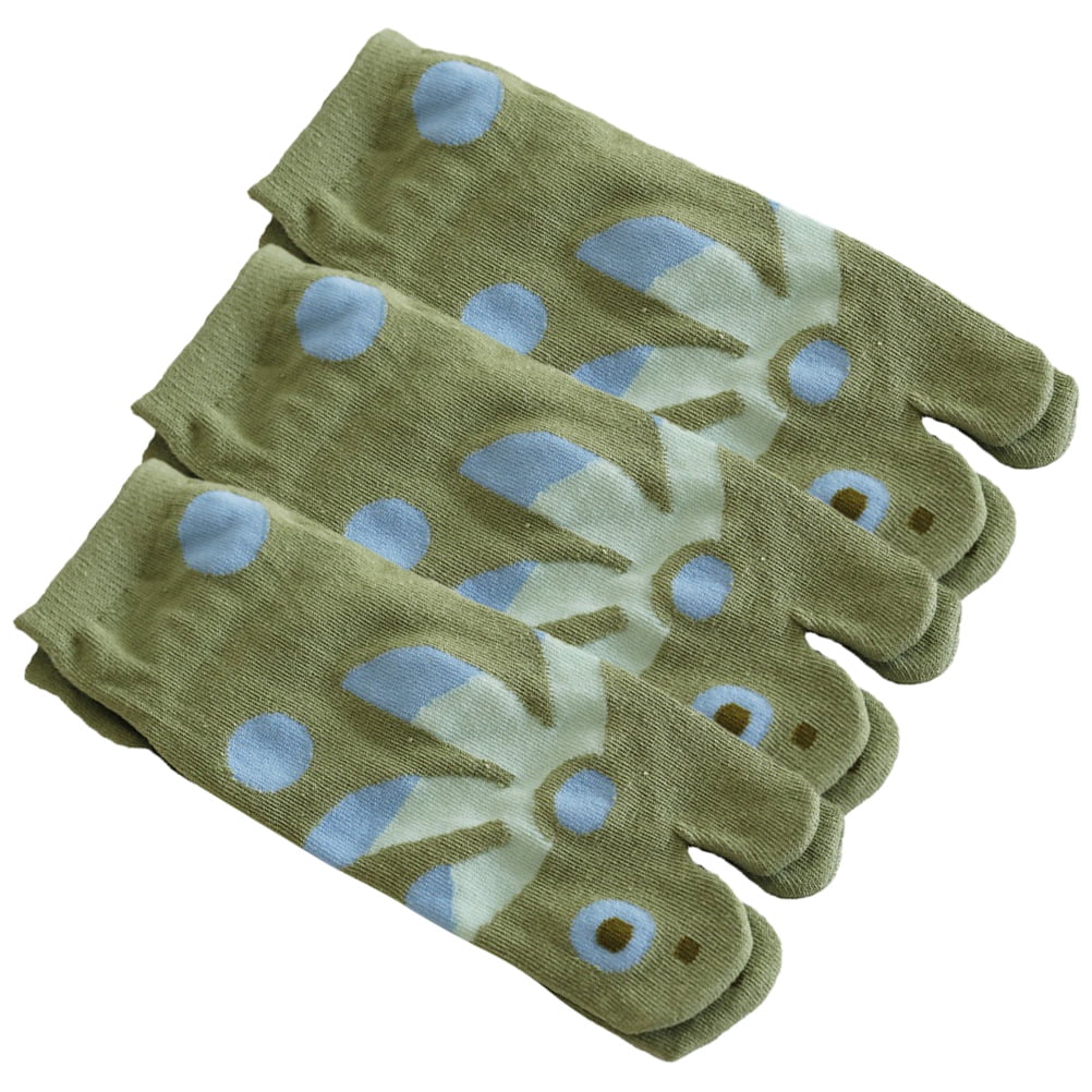 HEMOTON Socks with Japanese Toesplitting Design Breathable Cotton ...