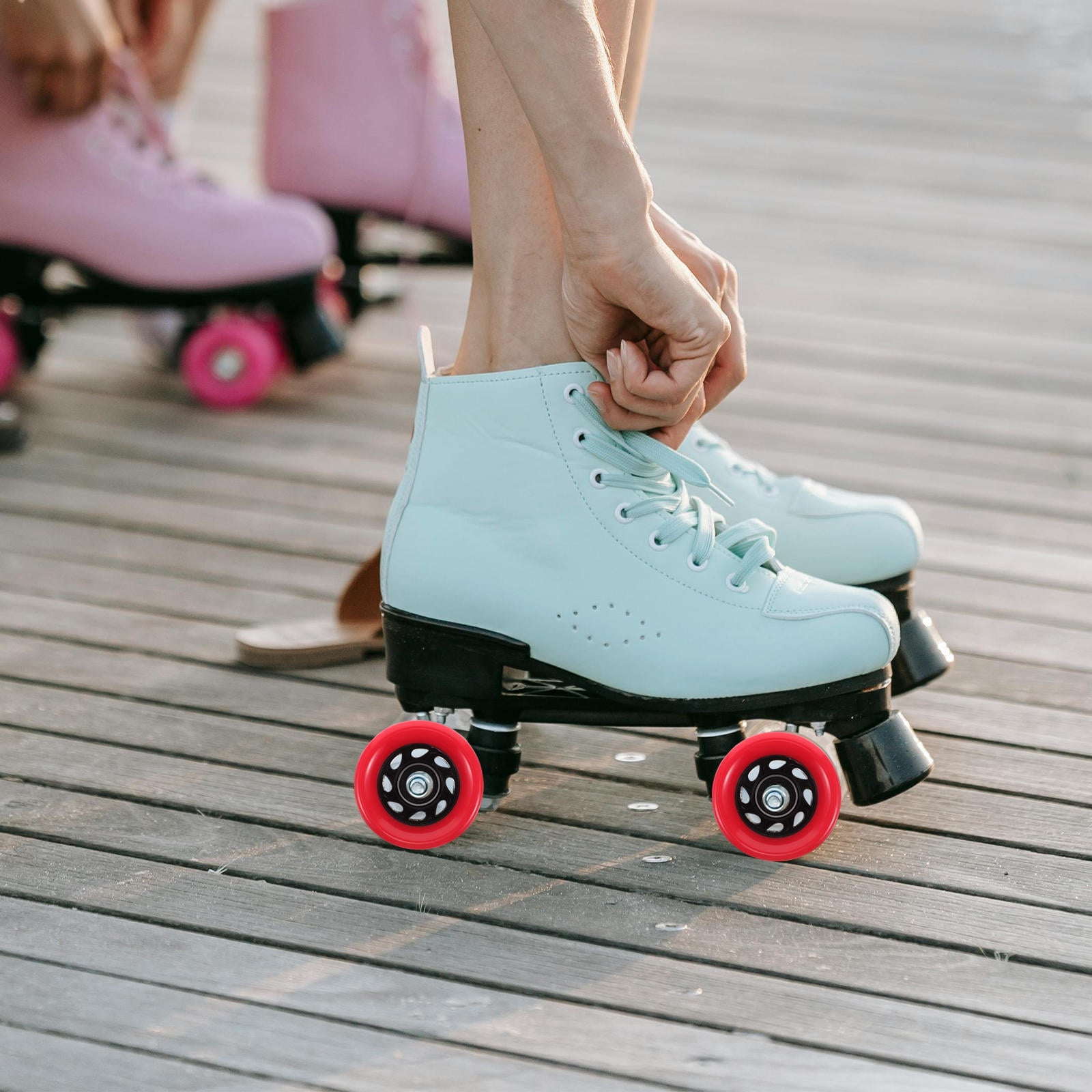 HEMOTON Speed Skates Wheels Replaceable Skate Wheel Roller Skates Wheel ...