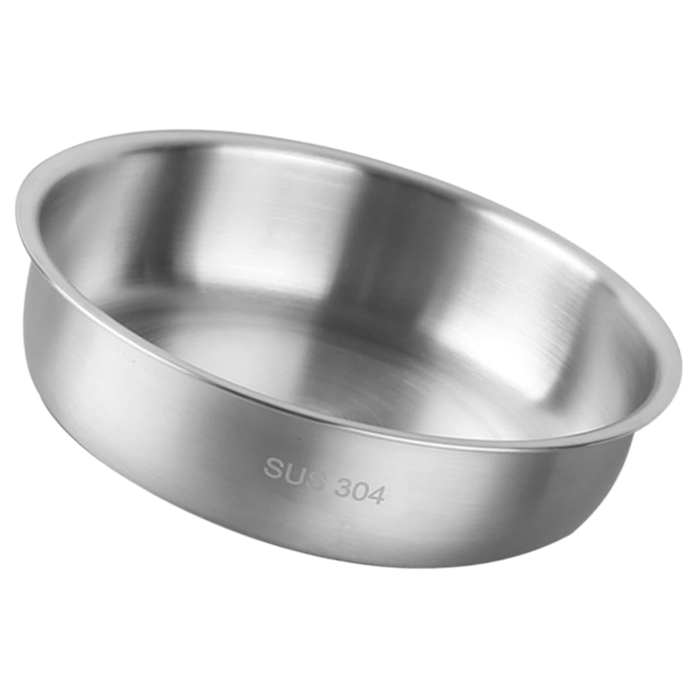 HEMOTON Stainless Steel Serving Plate for Food with Smooth Surface Easy ...