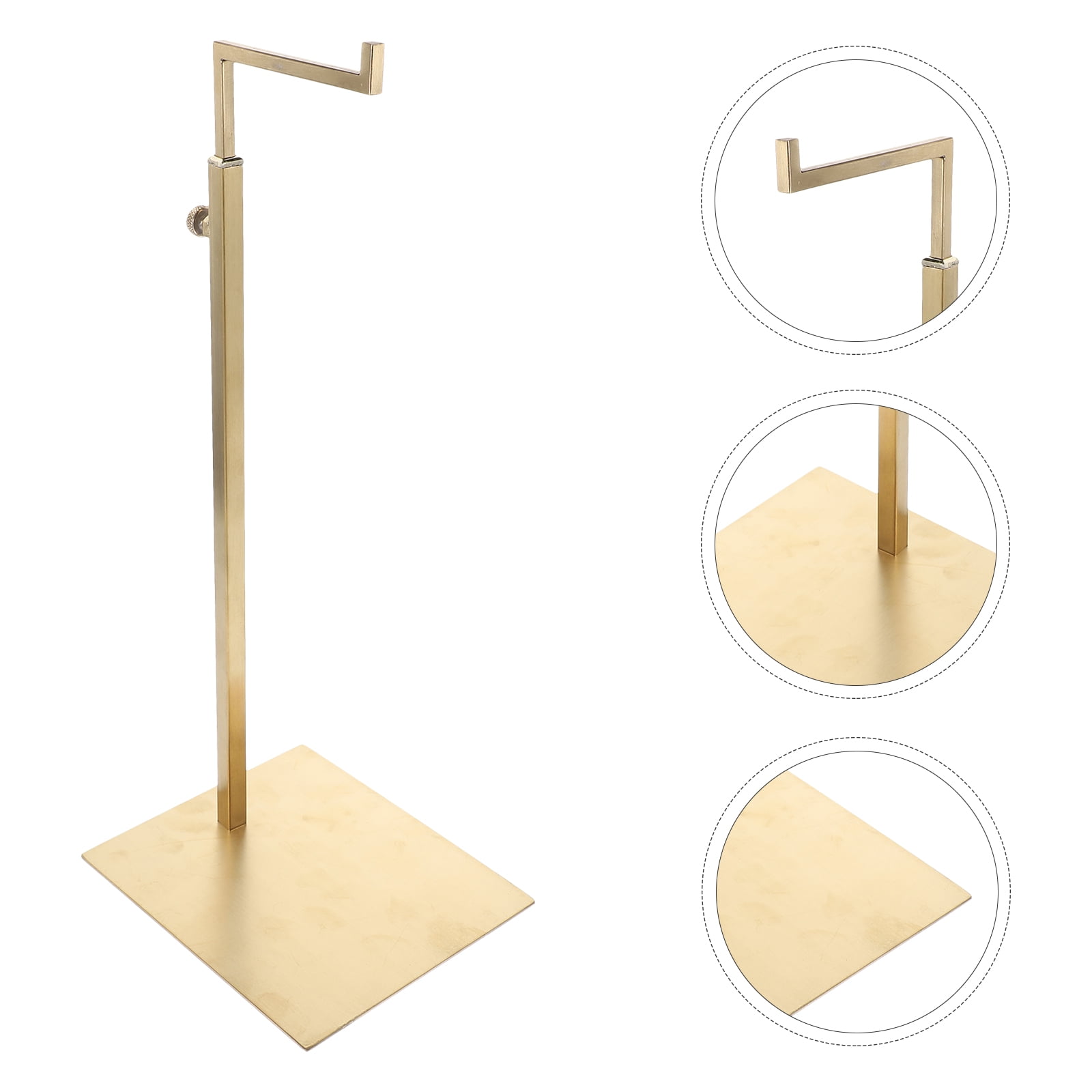 HEMOTON Stainless Steel Display Stand Vertical Rack Adjustable Hanger - Walmart.com