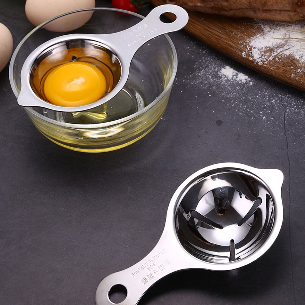 HEMOTON Stainless Steel Egg Separator and Yolk Extractor for Kitchen ...