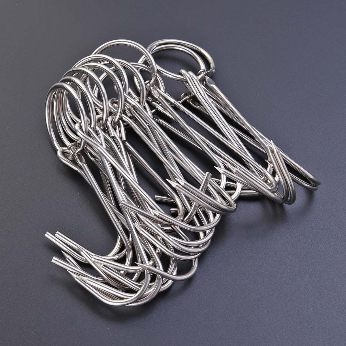 HEMOTON Stainless Steel Meat Hook for Hanging Bacon Hams Ideal for ...