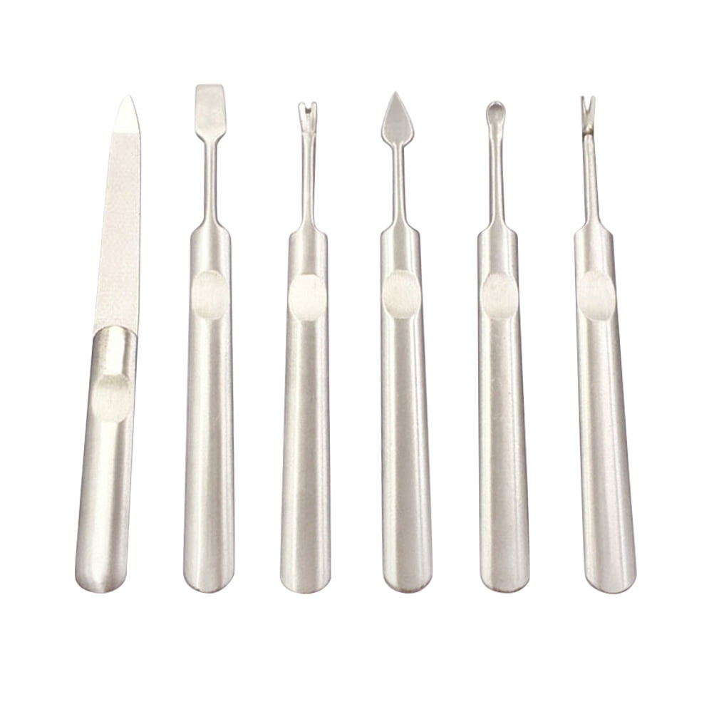 HEMOTON Stainless Steel Nail File Set with Sanding Surface and Long ...