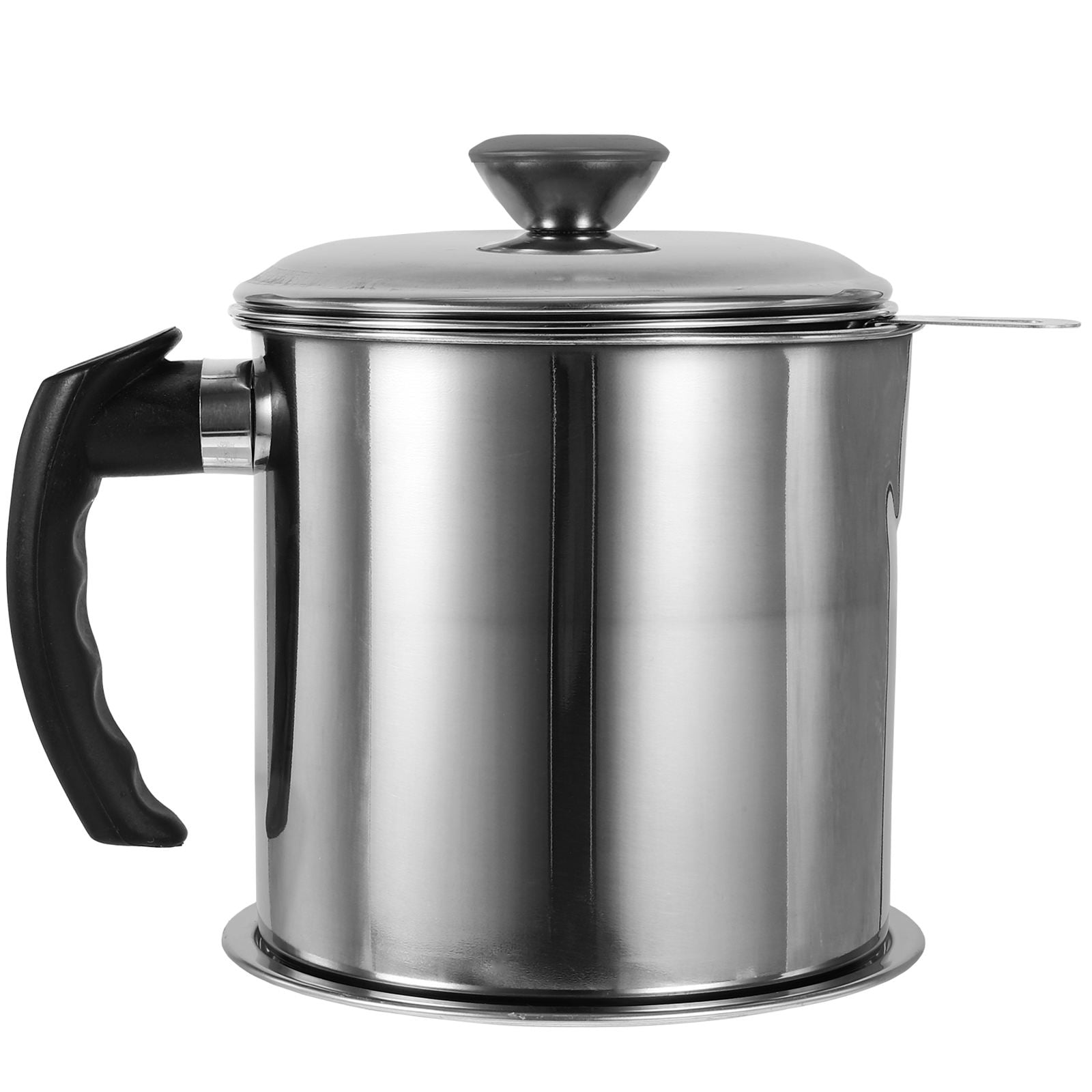 HEMOTON Stainless Steel Oil Storage Can with Strainer and Lid for Oil ...