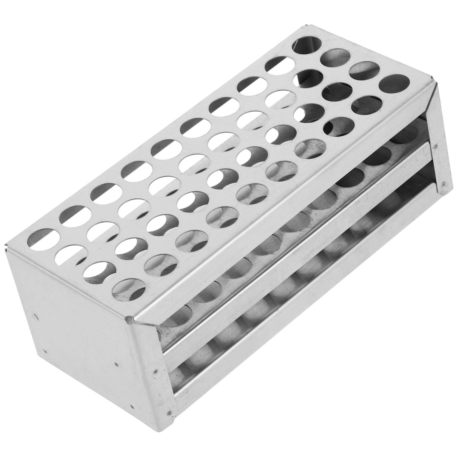 HEMOTON Stainless Steel Test Tube Rack for Storage Strong and with 40 ...