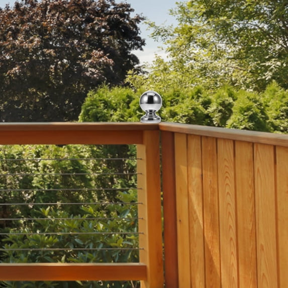 HEMOTON Stair Railing Ball Stainless Steel Handrail Finial Ball ...