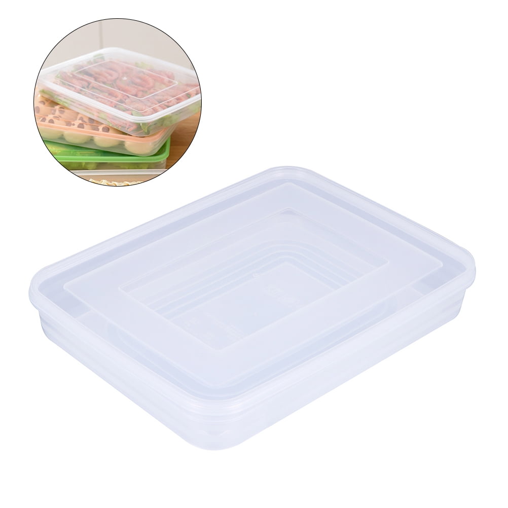 HEMOTON Storage Box Single Layer Food Containers Freezer Organization ...