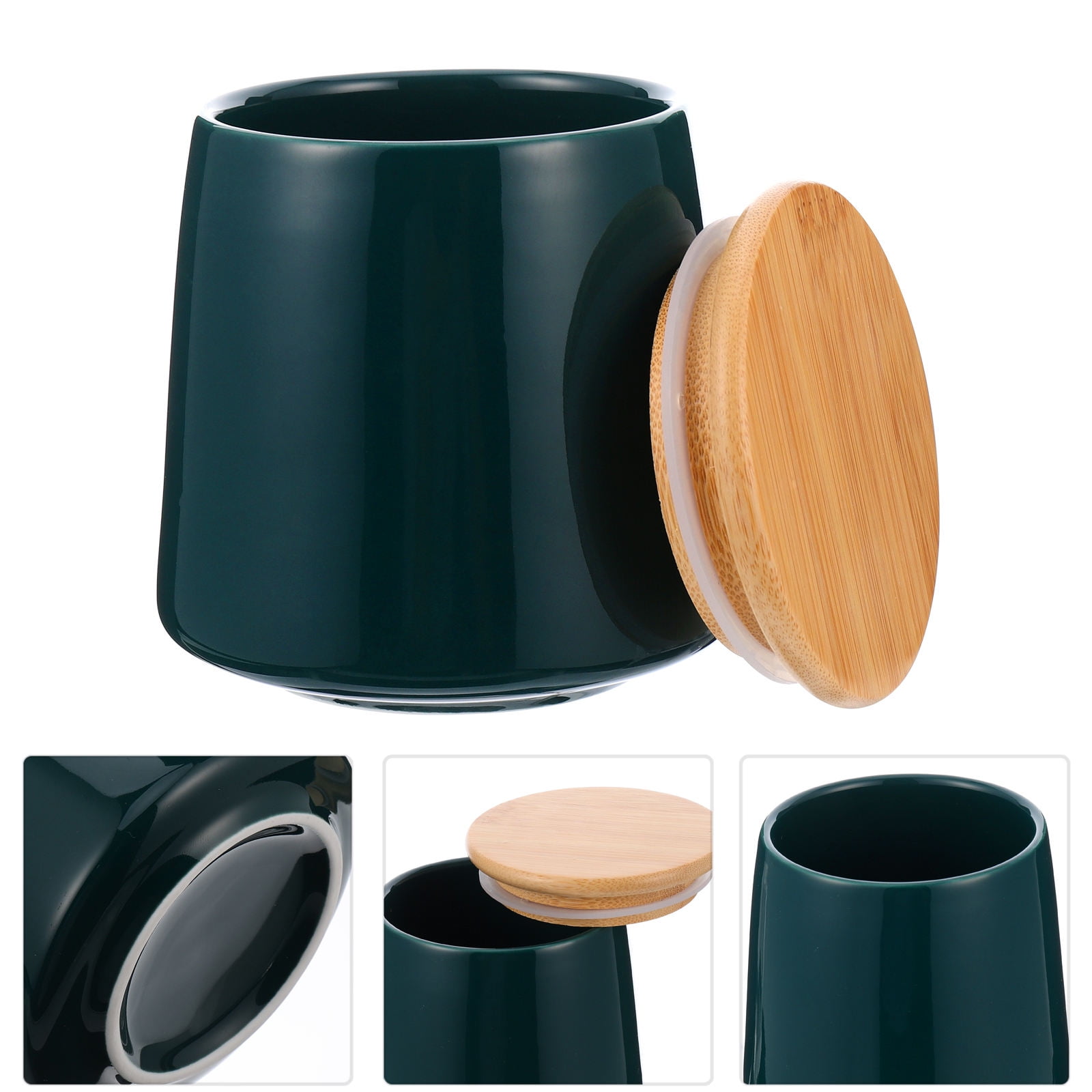EXHUMKY Ceramic Storage Jars Green for Home Use Fresh Sealing - Walmart.com