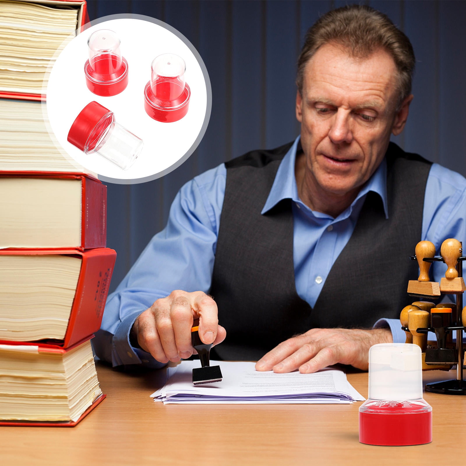 HEMOTON Storage Packing Boxes Stamp Premium Seal Holder Waterproof ...