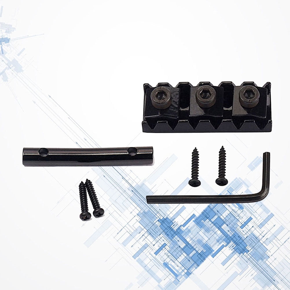 HEMOTON String Retainers Set Locking Nut String Tension Bar for Guitar ...