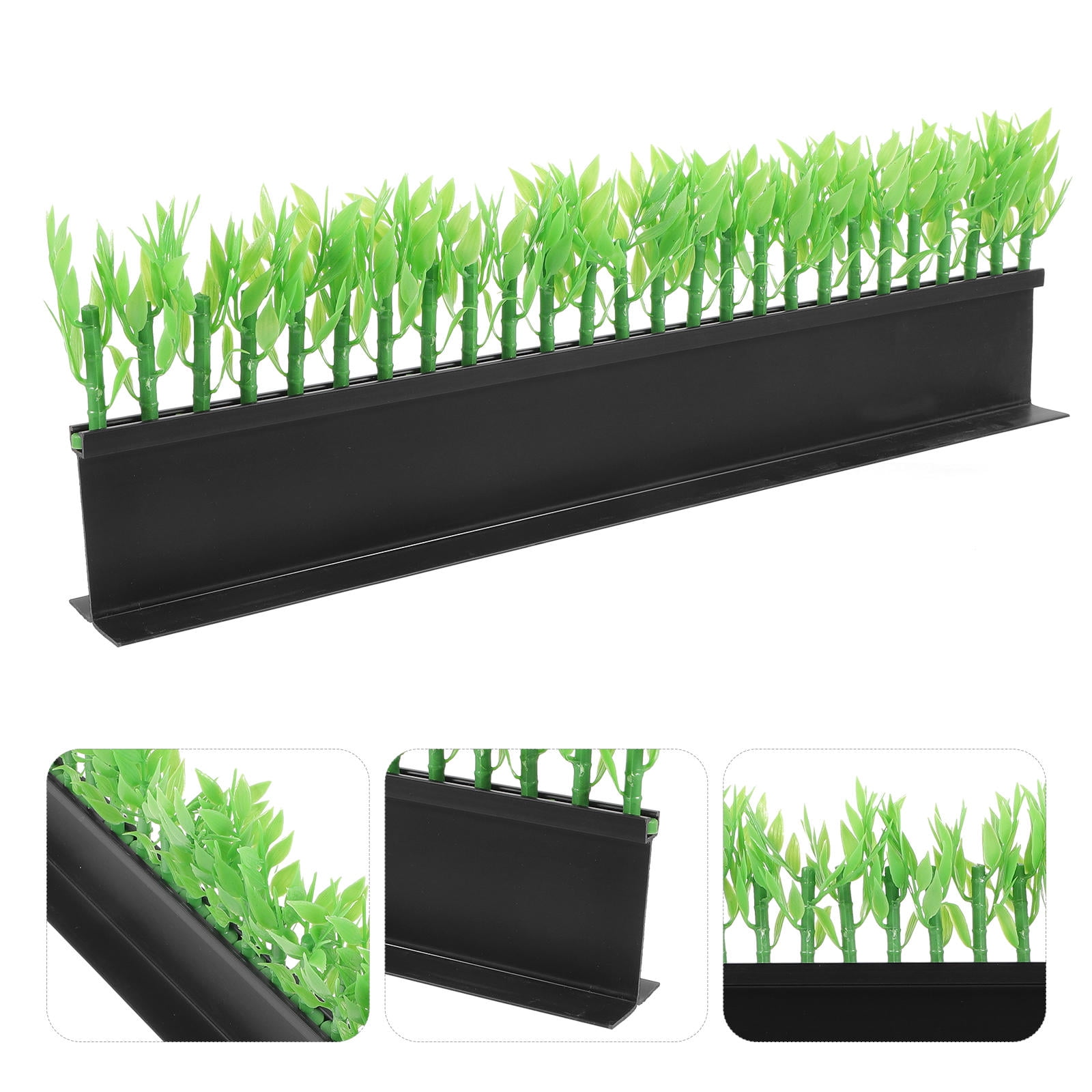 HEMOTON Supermarket Shelf Divider Commodity Organizer Artificial Grass ...