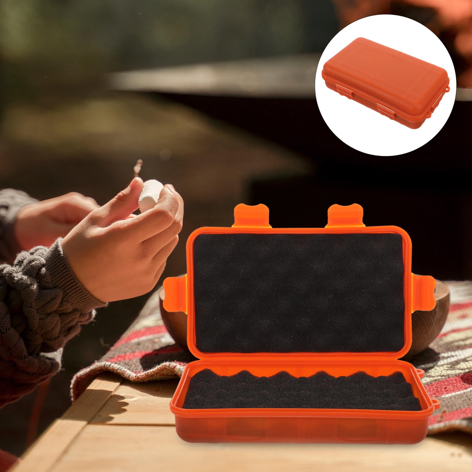 HEMOTON Survival Device Box Outdoor Storage Case Survival Organizer ...