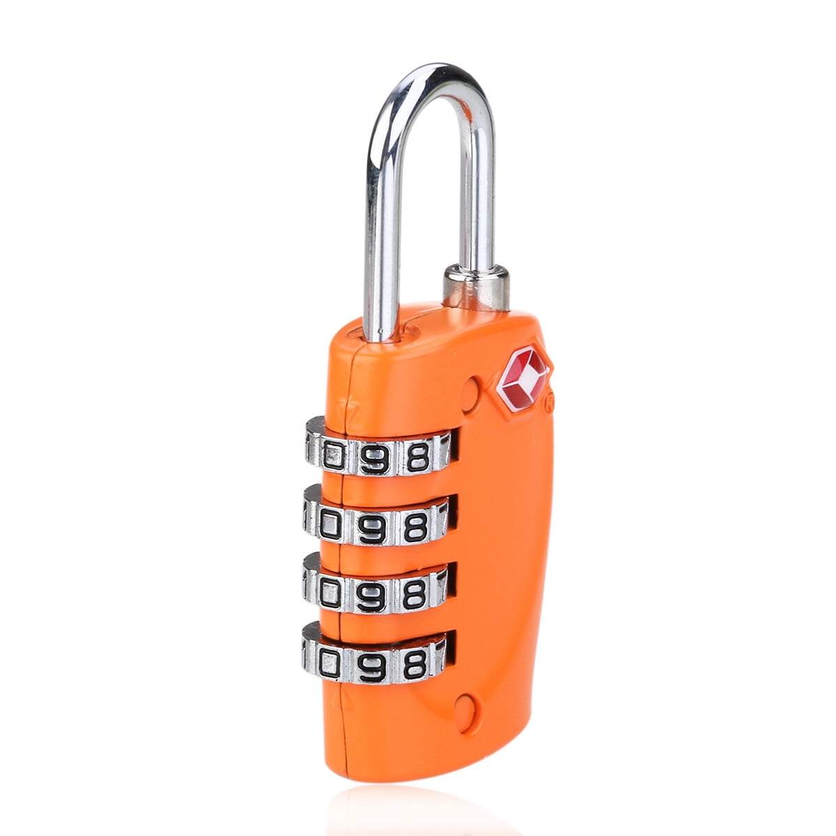 RENACLIPY Resettable Tsa Approved Luggage Padlock Orange 4 Combination ...