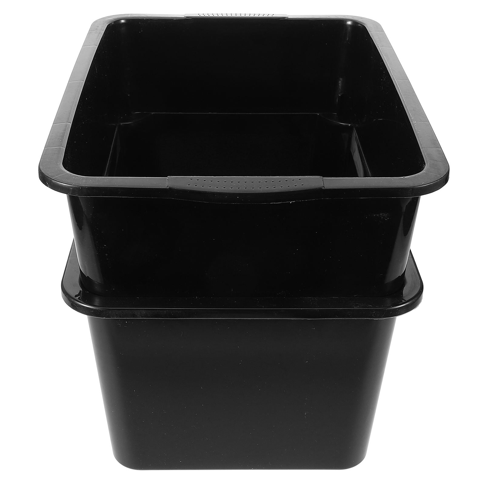 HEMOTON Tall Plant Pot Potato Planting Bucket 39.00X26.00X25.00CM Black ...
