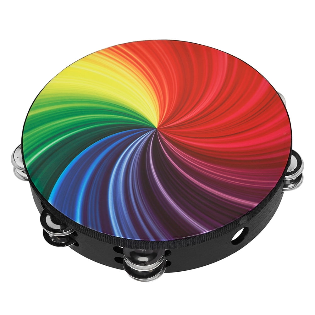 HEMOTON Tambourine Kids Musical Instruments Held Drum Child Student ...