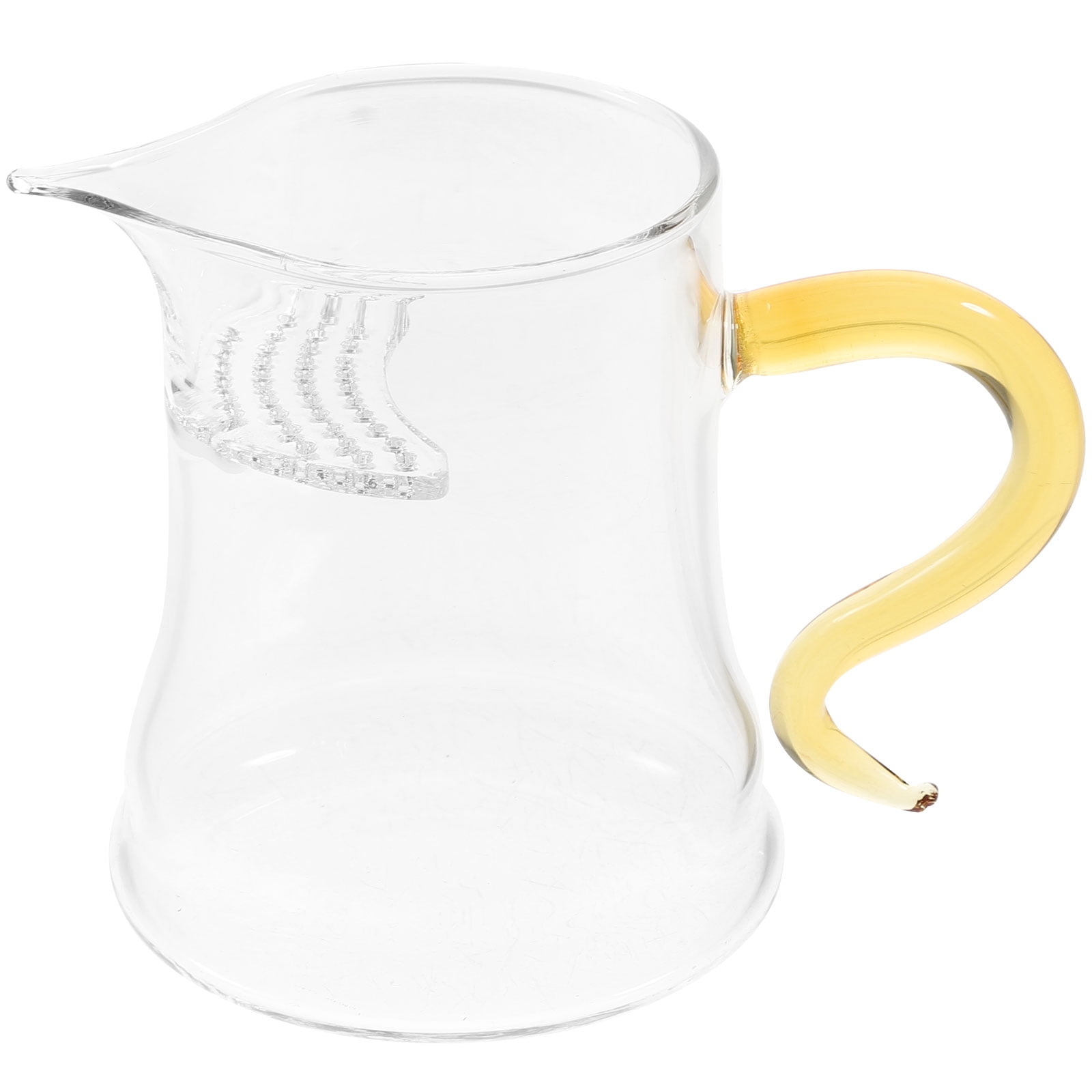 HEMOTON Tea Pitcher with Handle Heat Resistant Milk Pitcher Tea ...
