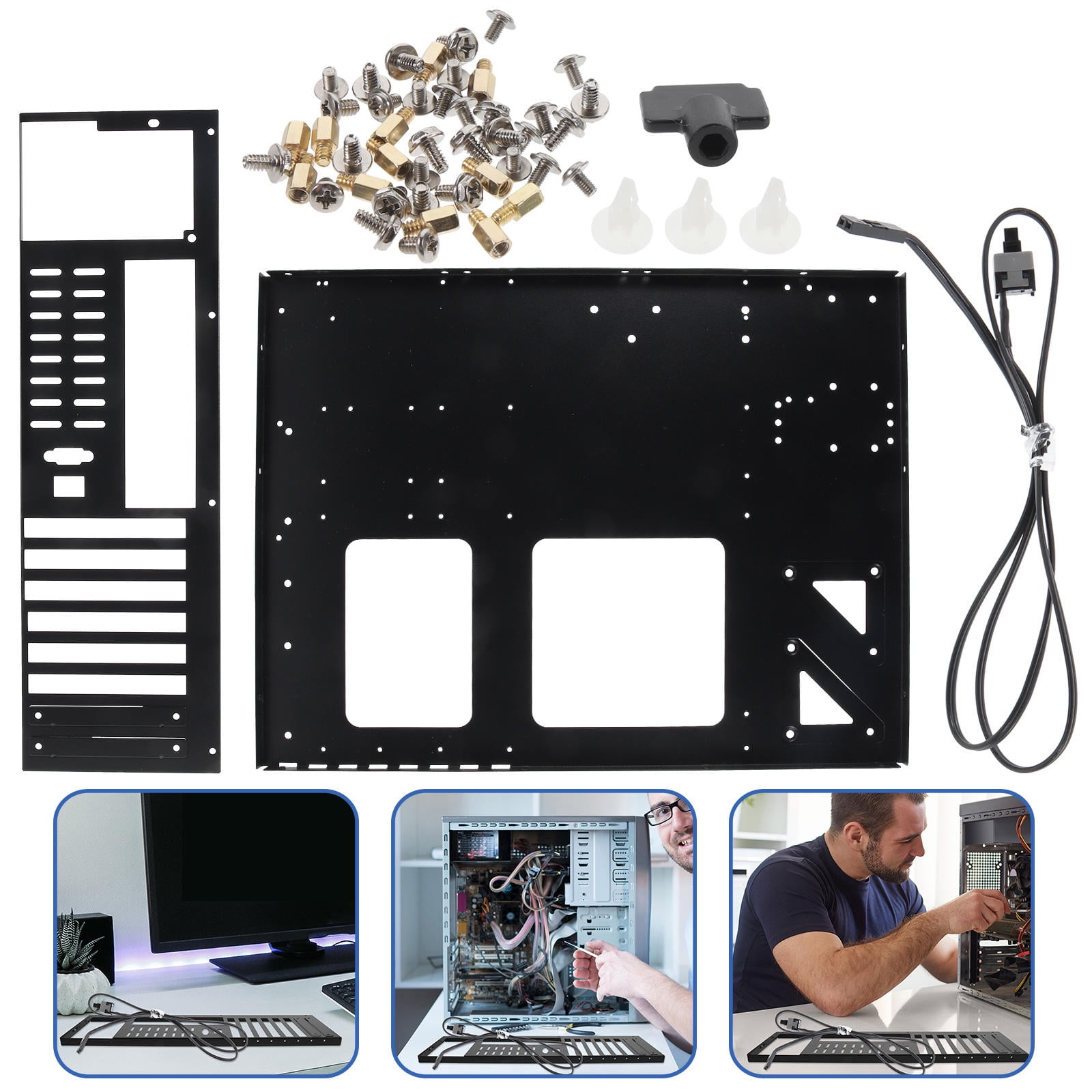 HEMOTON Thickened Motherboard Bracket Fixing Frame Motherboard Rack ...