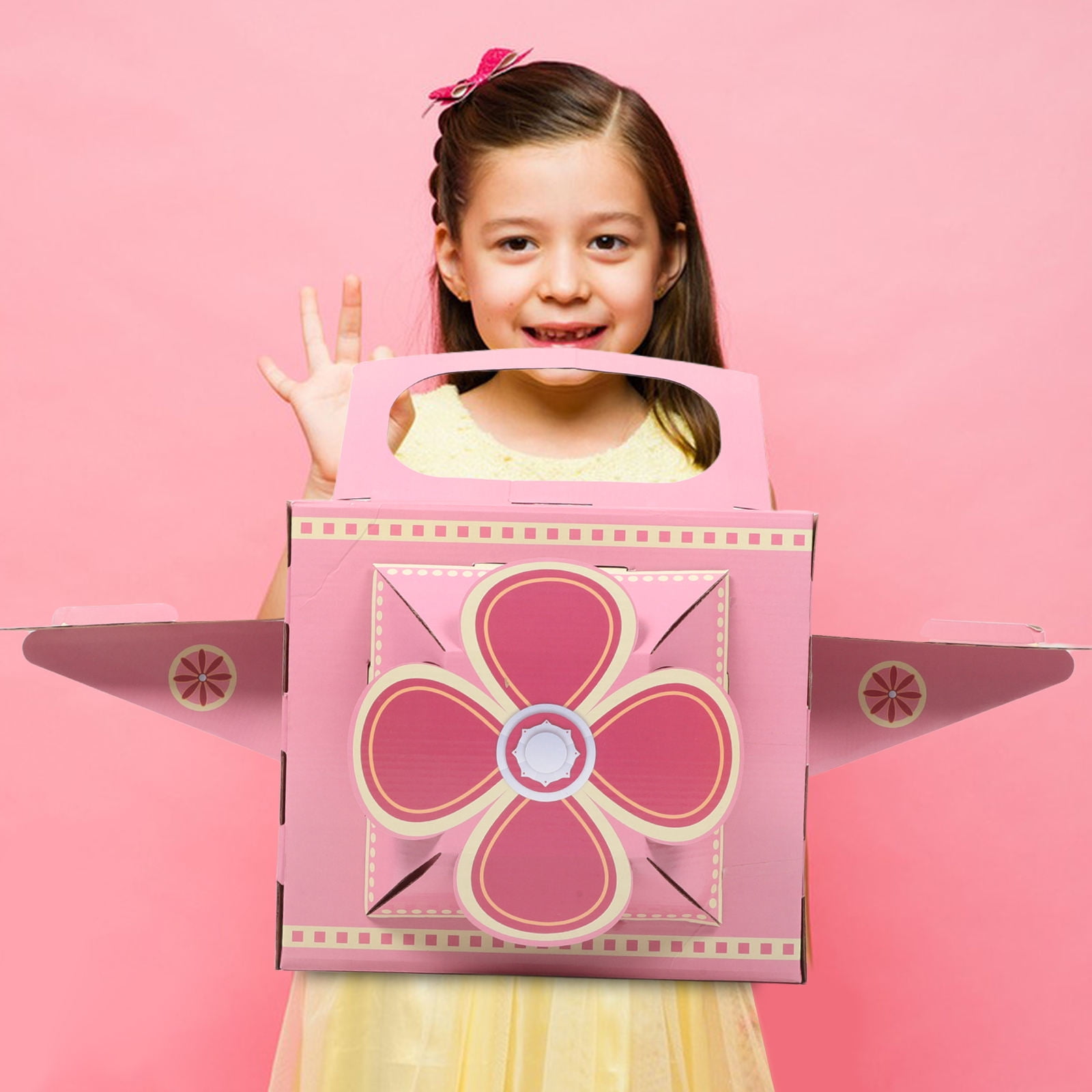 HEMOTON Toddler Airplane Toy Wearable Cardboard Construction Set For ...