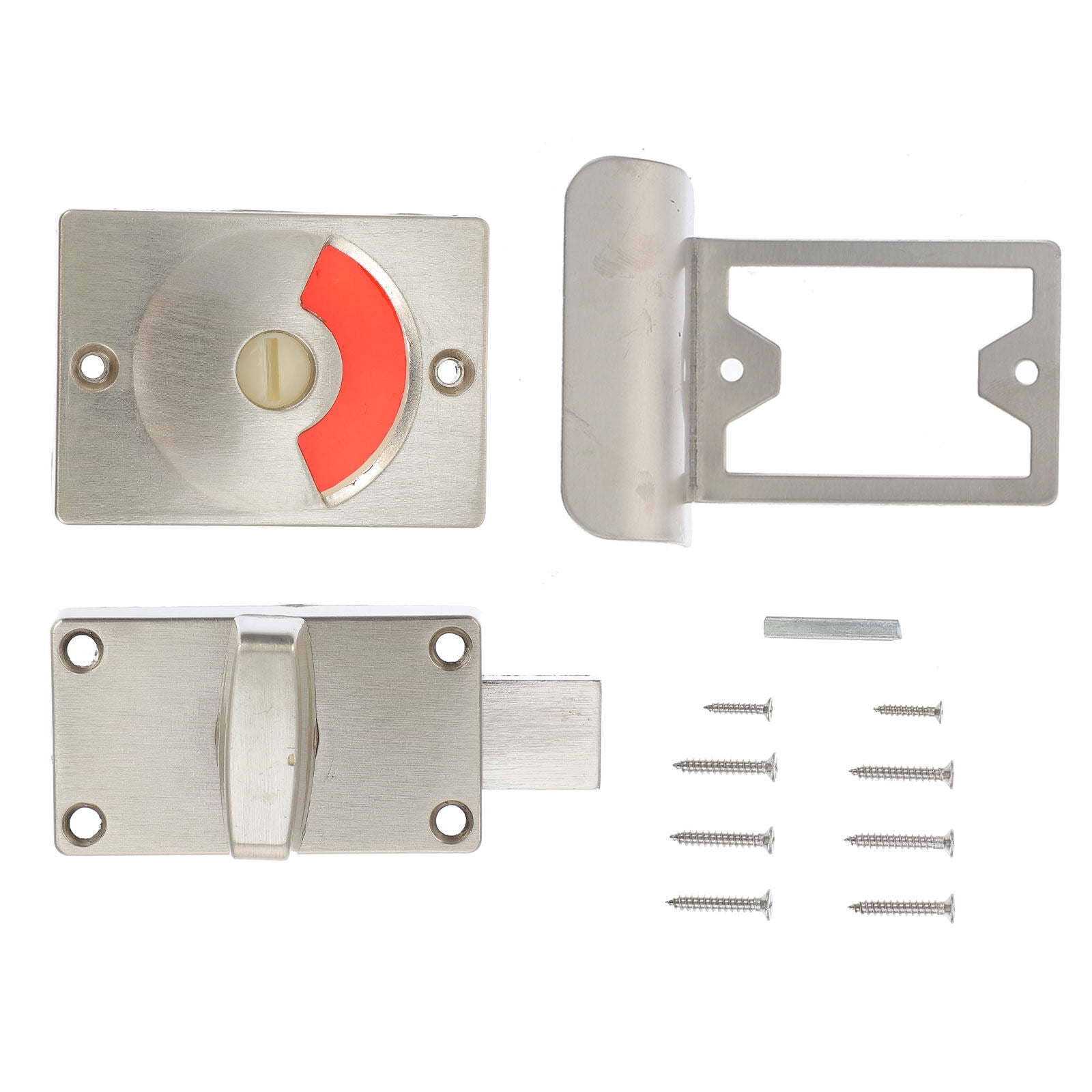 HEMOTON Toilet Door Lock Public Toilet Partition Red and Green Display ...