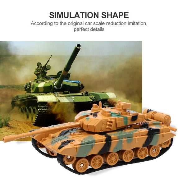 HEMOTON Toy Tank Car Toys Model for Kids Man Child - Walmart.com