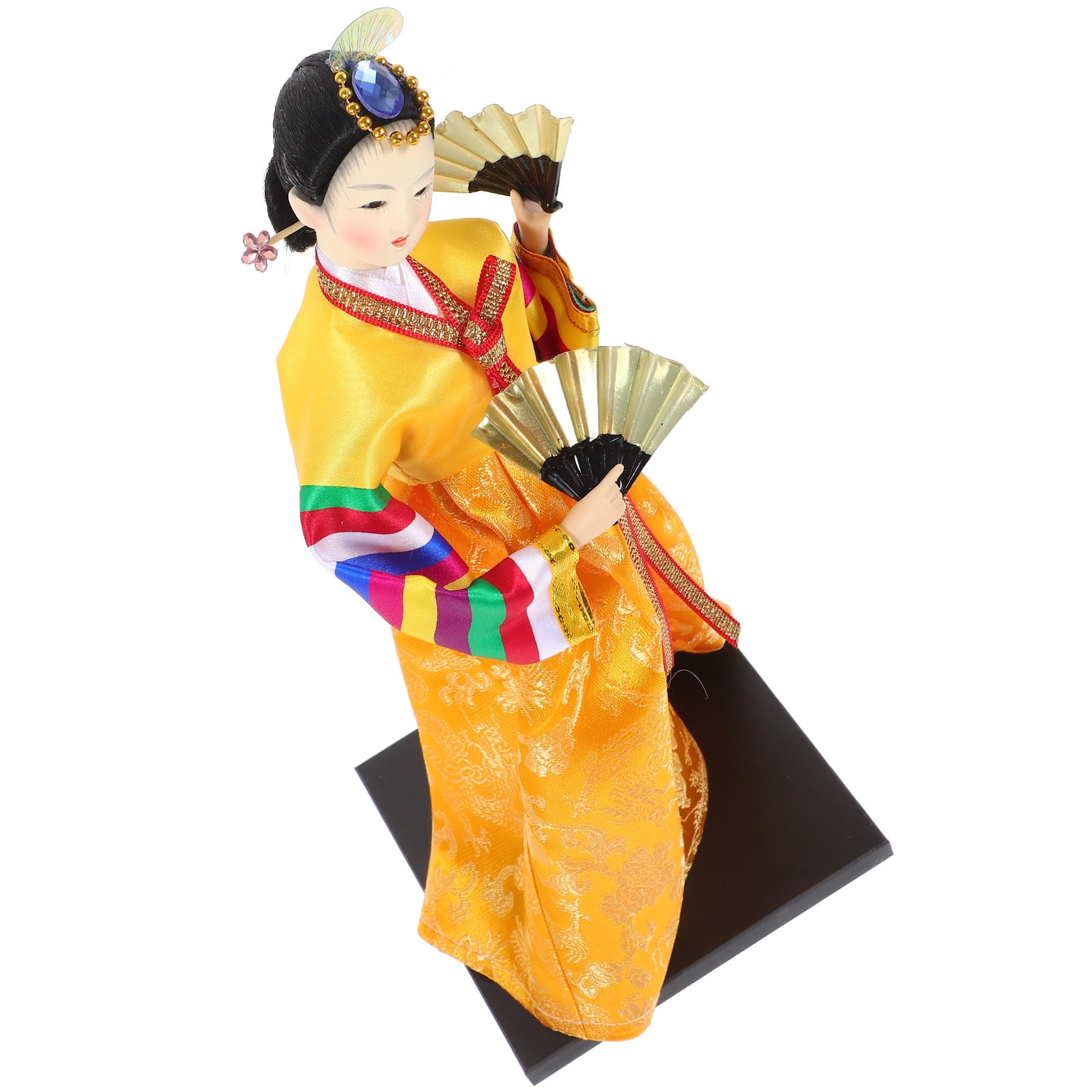 HEMOTON Traditional Korean Doll Handcraft Hanbok Doll Korean Hanbok ...