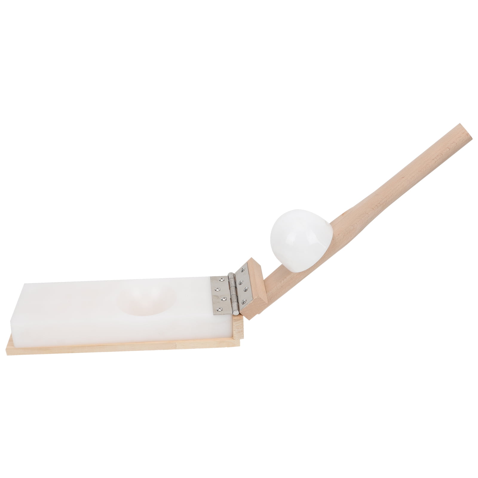 HEMOTON Traditional Wood Tortilla Presser Dumpling Skin Maker Qingtuan ...
