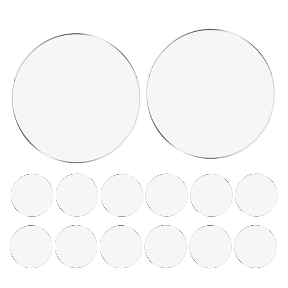 HEMOTON Transparent Acrylic Plate for Craft Making 6 Inch Acrylic Sheet ...