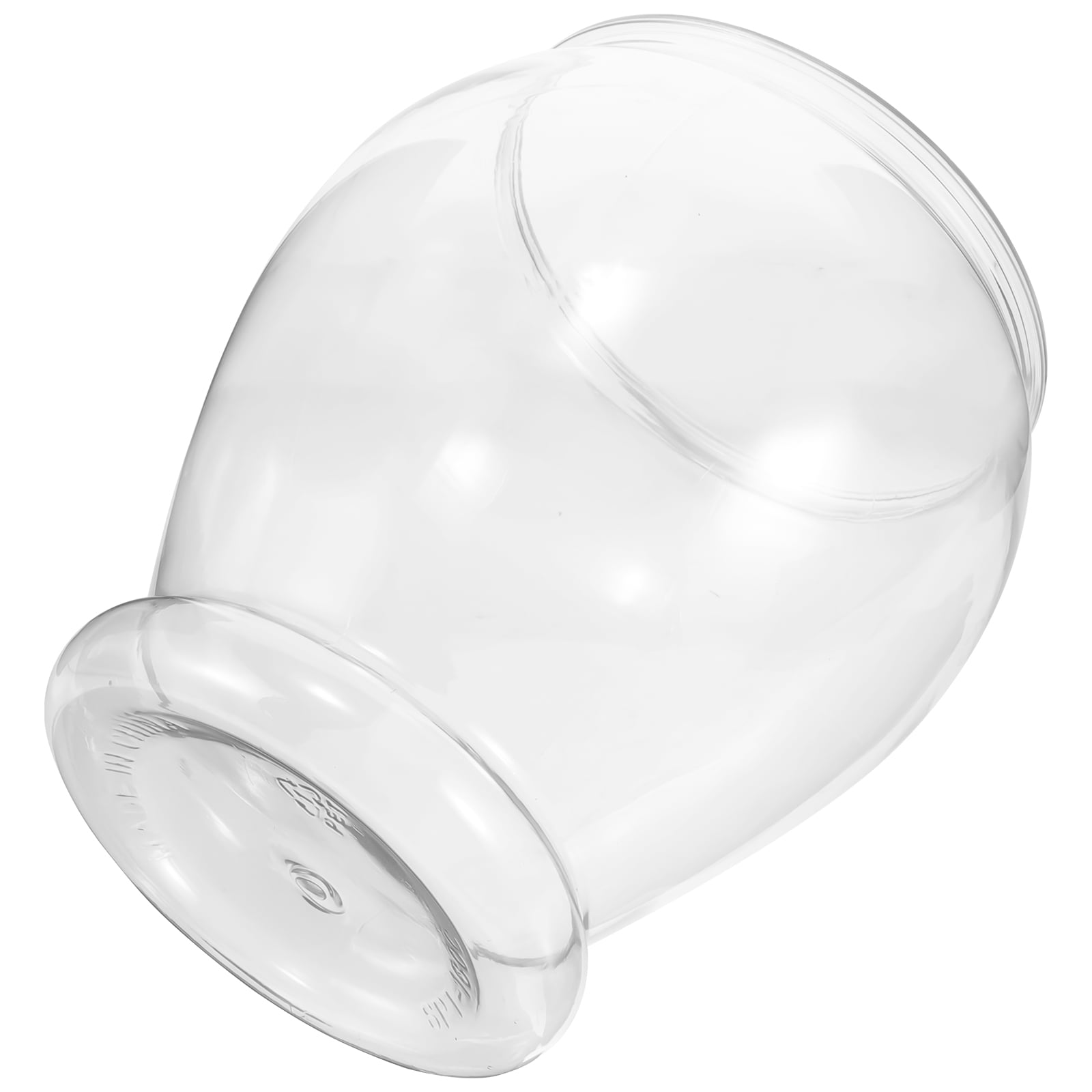 HEMOTON Transparent Fish Bowl Desk Fish Tank Clear Goldfish Tank ...