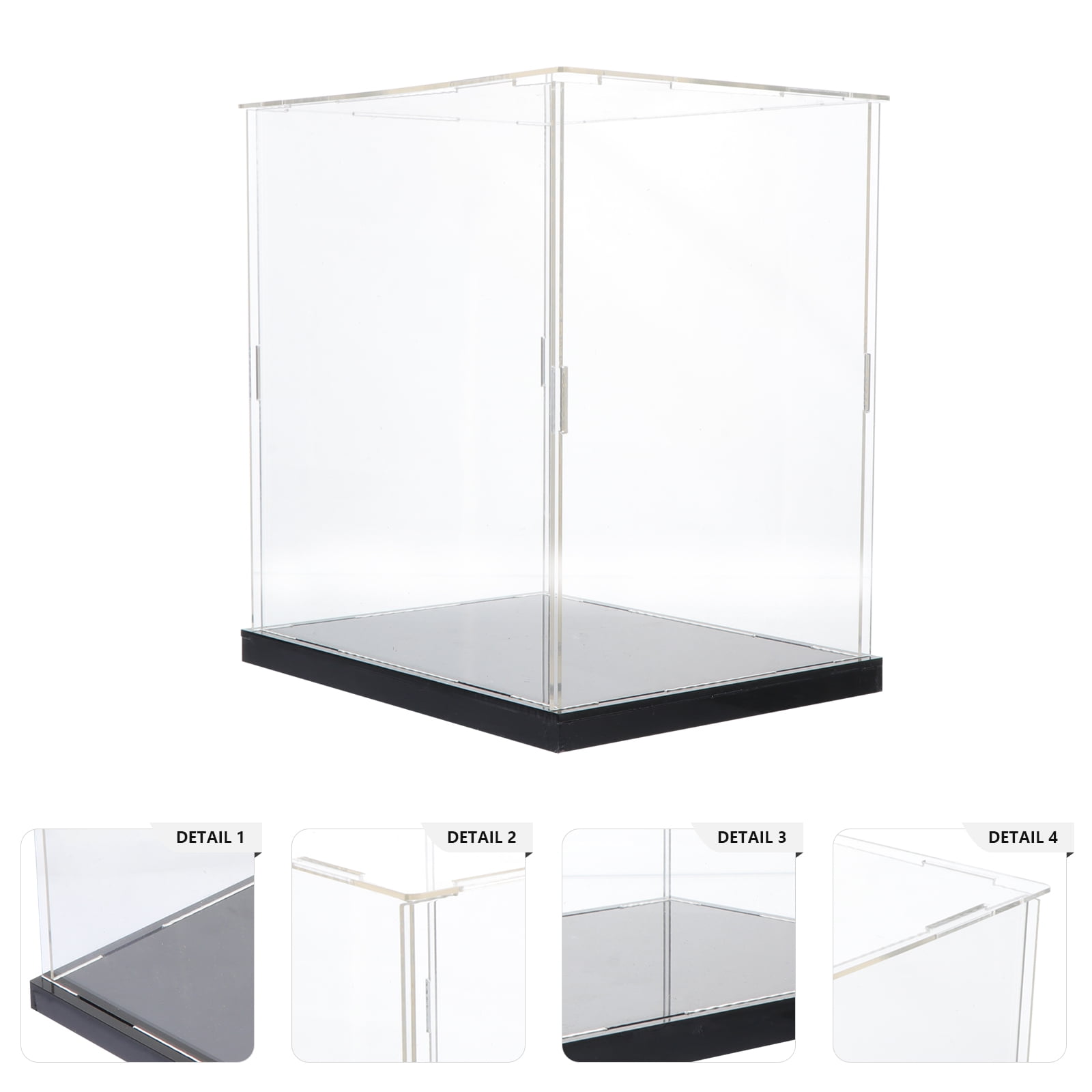 SOPOTUTU Clear Acryl Display Case for Model Collectors Sleek Looking ...