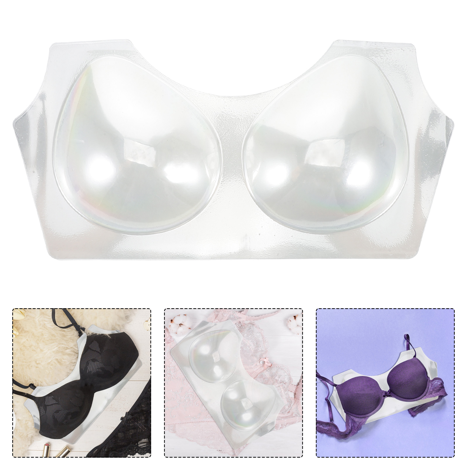 HEMOTON Transparent PVC Bra Packing Shaper Insert for Packaging with ...