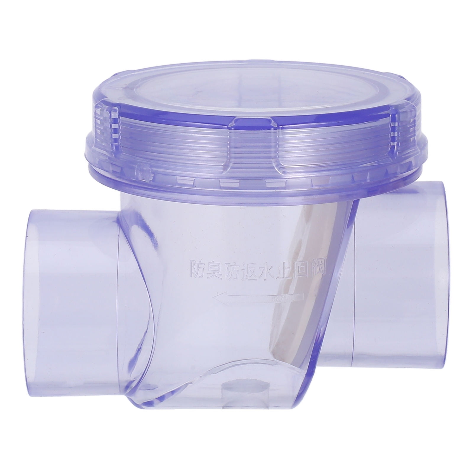 HEMOTON Transparent PVC Sump Pump Check Valve Non-Return Single-Way ...