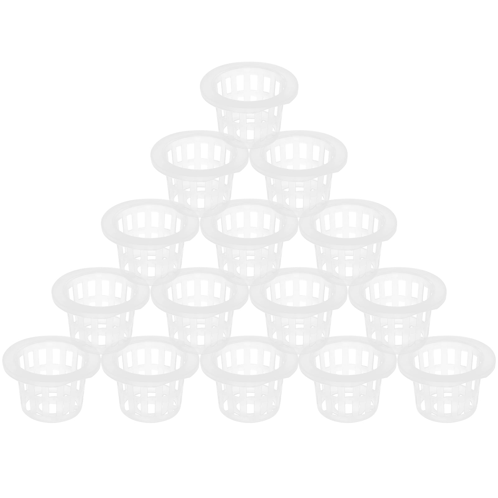 HEMOTON Transparent Plastic Net Cups with Wide Lip Design for Efficient ...