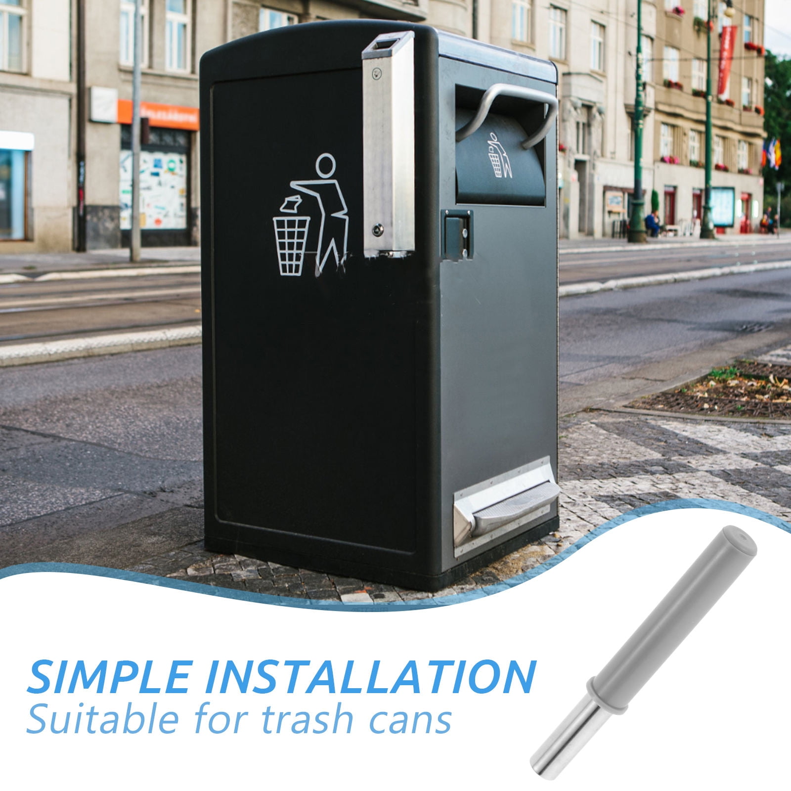 HEMOTON Trash Can Repair Accessory and Damper Replacement 2pcs Garbage ...