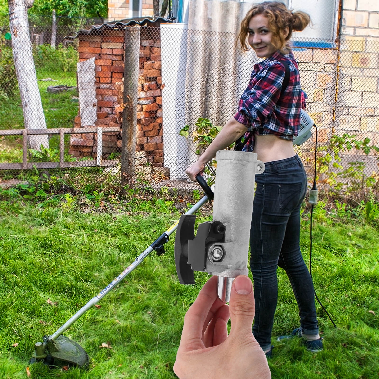 HEMOTON Trimmer Brush Cutter Accessory Garden Tool Part Garden Shaft ...